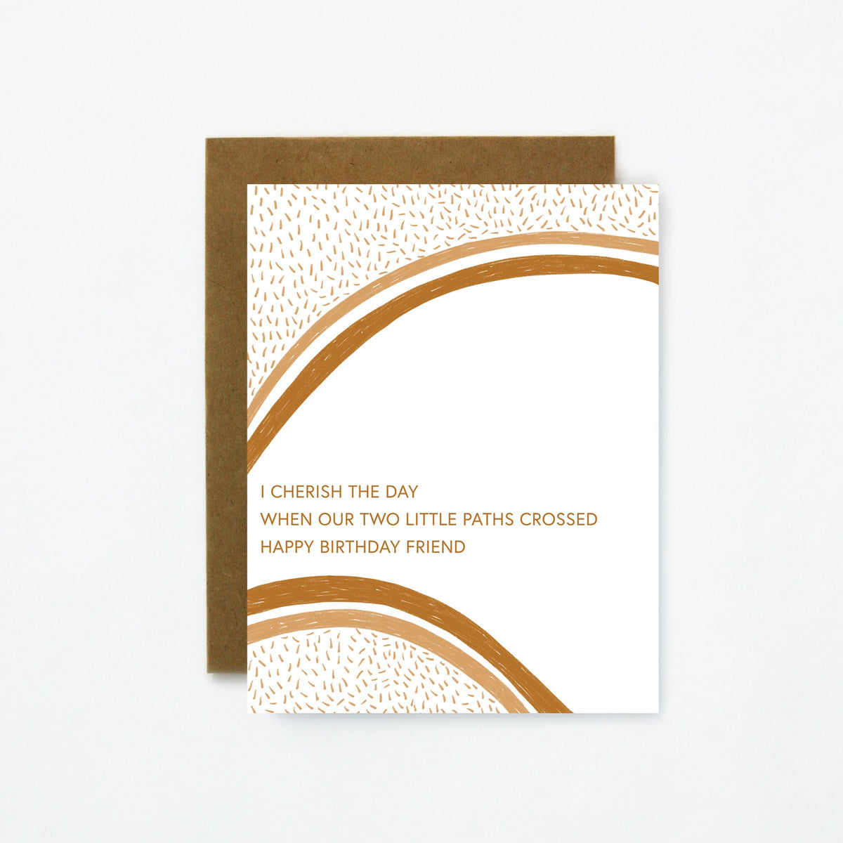 Two Paths Crossed-Birthday Haiku Greeting Card-QUIET LINES DESIGN ...